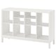 KALLAX shelving unit with underframe, with 2 shelf inserts/white, 577 ...