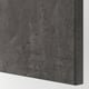 KALLVIKEN Door, dark gray concrete effect, 23 5/8x25 1/4" - IKEA