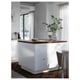 KARLBY Countertop for kitchen island, walnut, veneer, 74x42x1 1/2" - IKEA