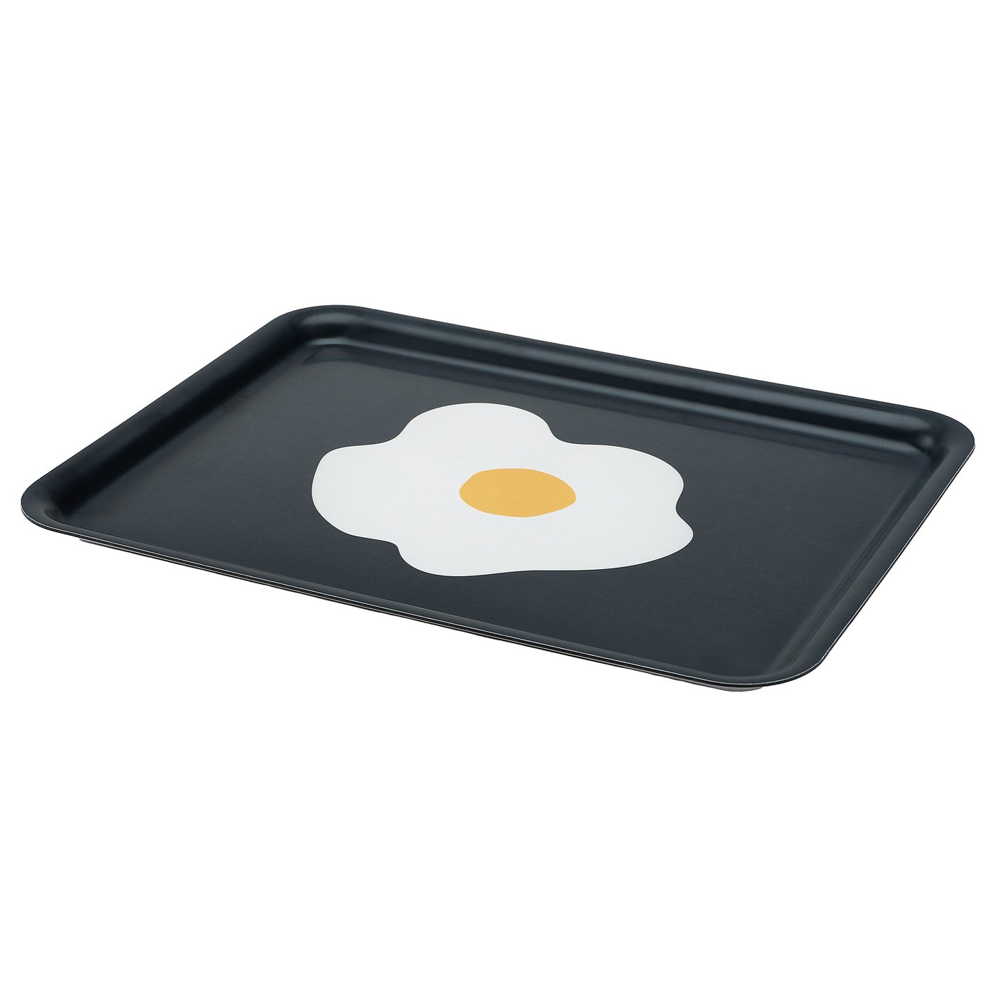 ikea serving tray black