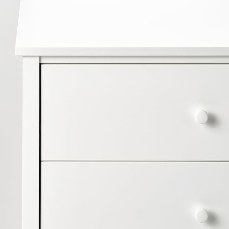 KILBERGET 5-drawer dresser, white/anchor/unlock function, 297/8x401/8 ...
