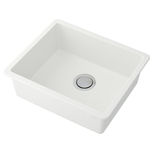 KILSVIKEN sink, white/quartz composite, 22x181/8" - IKEA