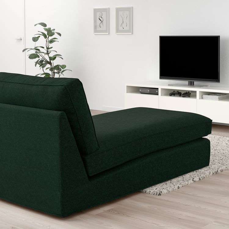 KIVIK chaise, Tallmyra dark green - IKEA