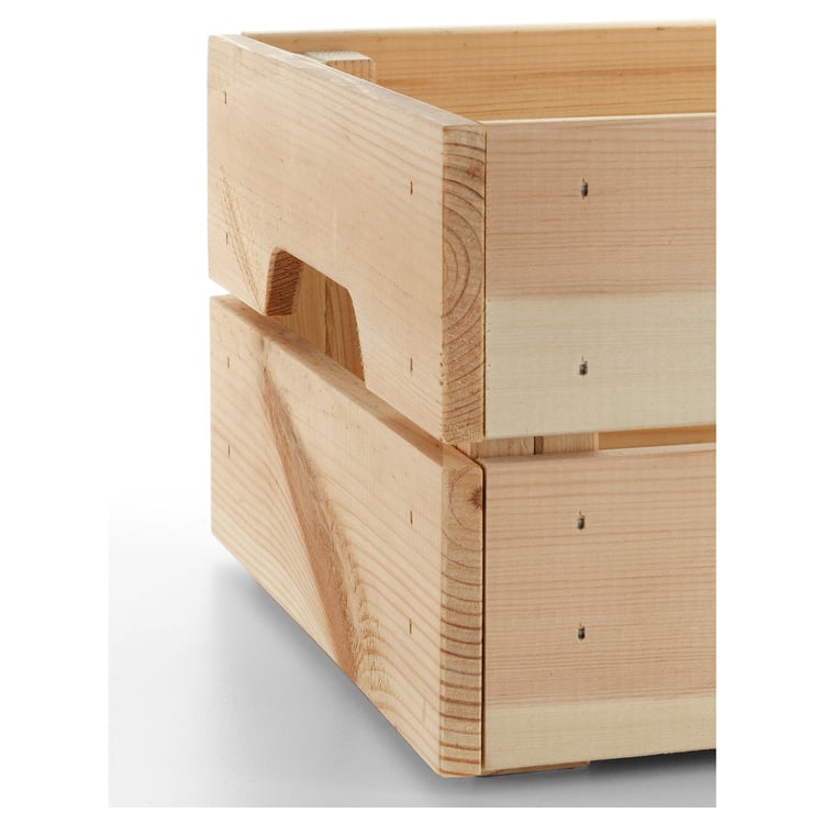 KNAGGLIG Box, pine, 9x12 ¼x6" - IKEA