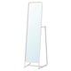 KNAPPER Floor mirror, white, 18 7/8x63" - IKEA