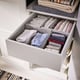 KOMPLEMENT box, light gray, 9 ¾x10 ½x4 ¾" - IKEA