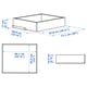 KOMPLEMENT Drawer, white, 29 1/2x22 7/8" - IKEA