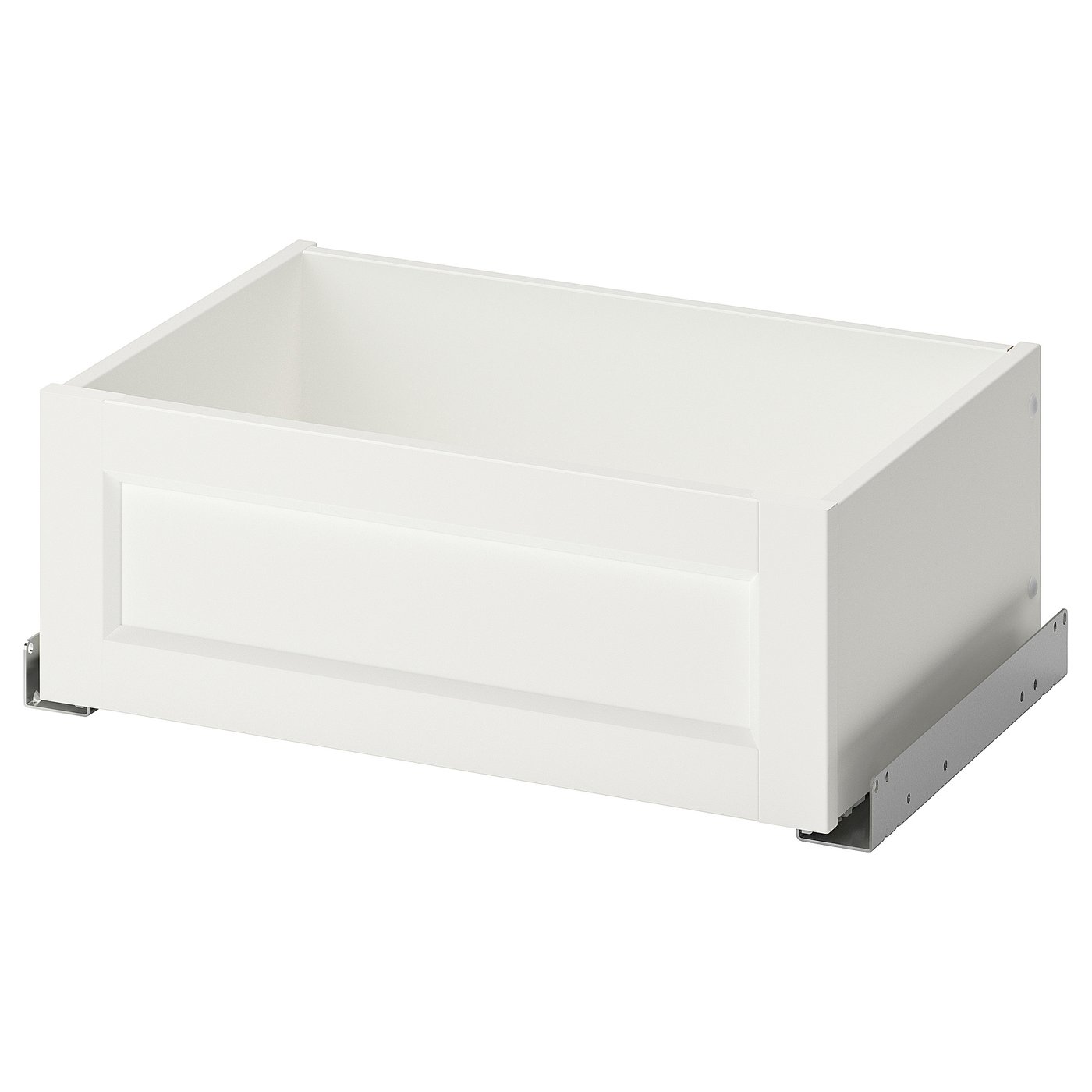 KOMPLEMENT drawer with framed front, white, 195/8x133/4" - IKEA