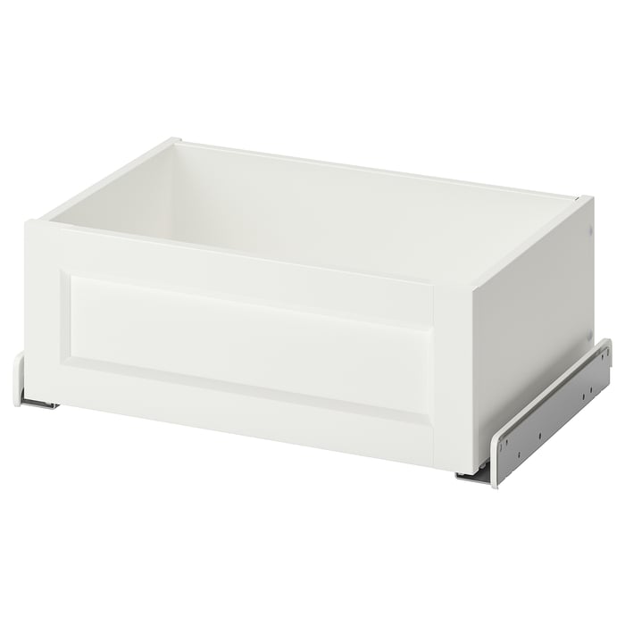 KOMPLEMENT Drawer with framed front - white - IKEA