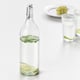 KORKEN Bottle with stopper, clear glass, Height: 11" Diameter: 4" - IKEA
