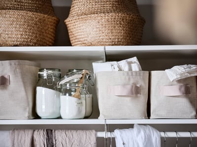 KORKEN jar with lid, clear glass, 34 oz - IKEA