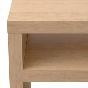 LACK Console table, white stained oak, 551/8x153/8" - IKEA