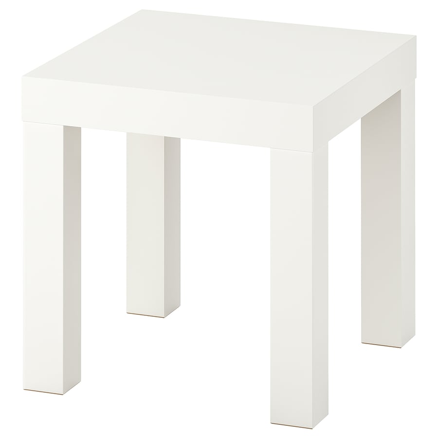 LACK side table, white, 133/4x133/4" - IKEA