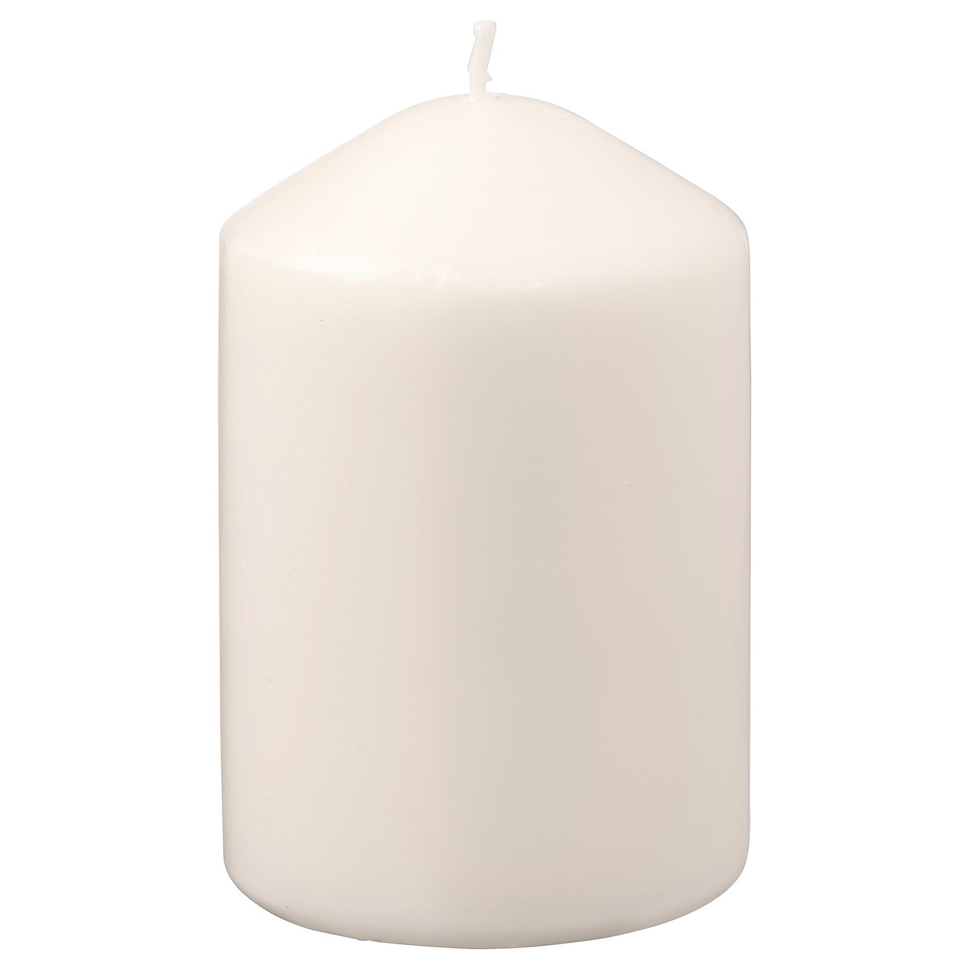 LÄTTNAD unscented block candle, natural, 4" - IKEA US