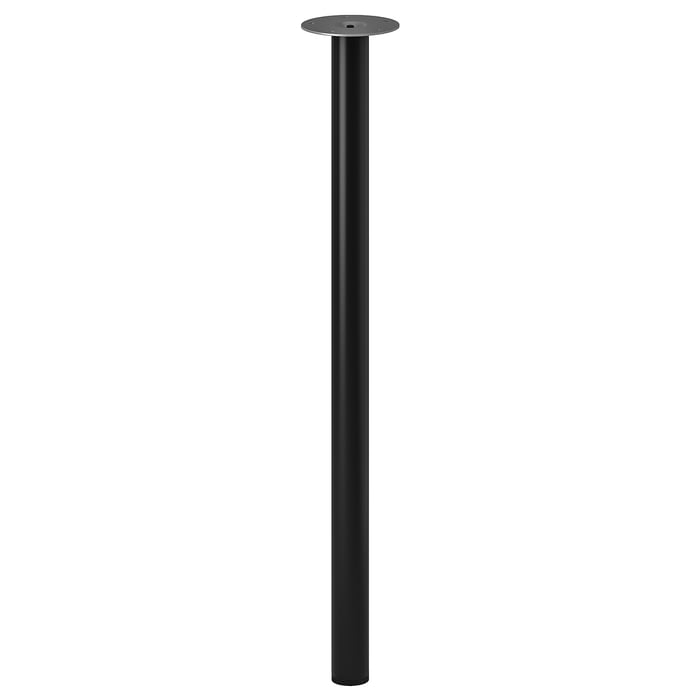 LAGKAPTEN / ALEX desk, black-brown/black, 783/4x235/8" - IKEA