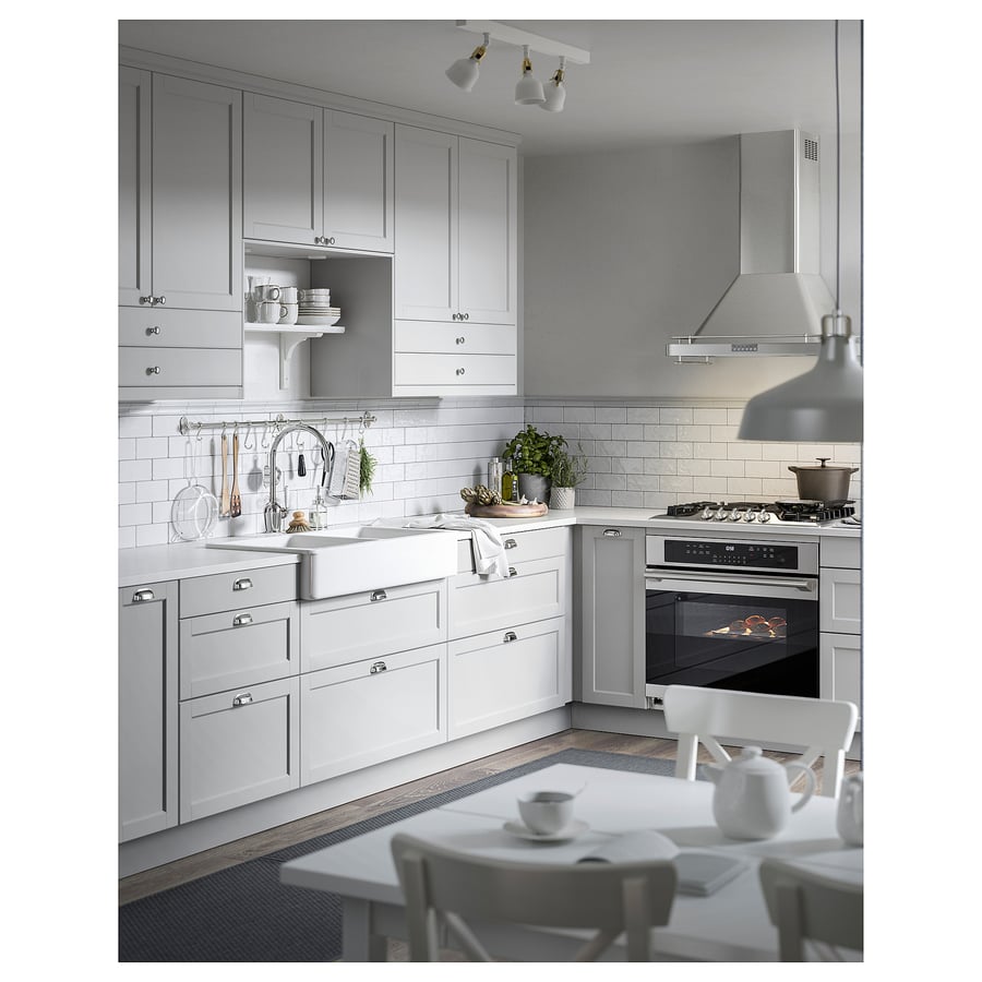 LERHYTTAN door, light gray, 15x20" - IKEA