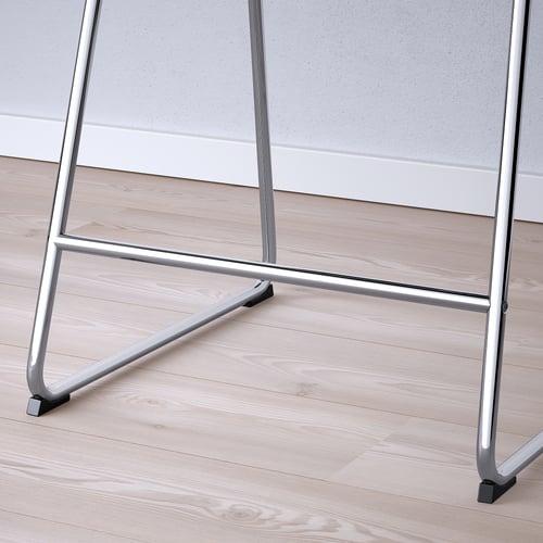 LILLÅNÄS bar stool, chrome plated/Gunnared dark gray, 243/4" - IKEA