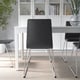 LILLÅNÄS chair, chrome plated/Glose black - IKEA
