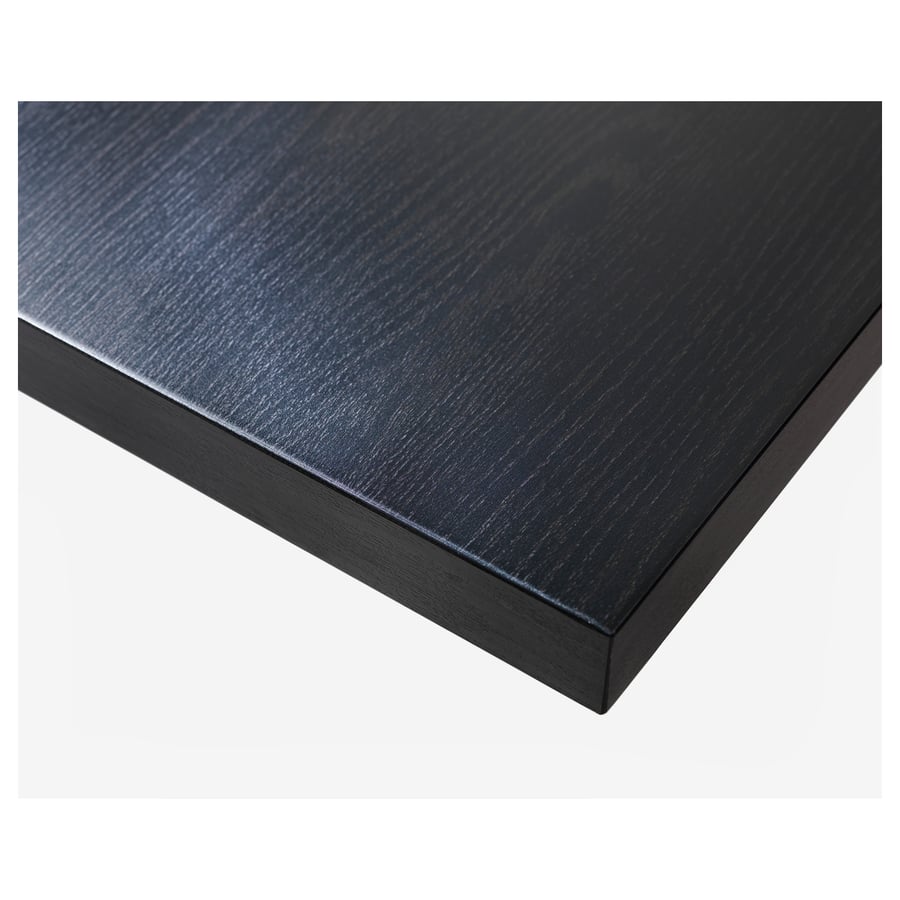 LINNMON tabletop, black-brown, 393/8x235/8" - IKEA