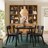 LISABO / LISABO table and 4 chairs, black/Tallmyra black/gray, 551 ...