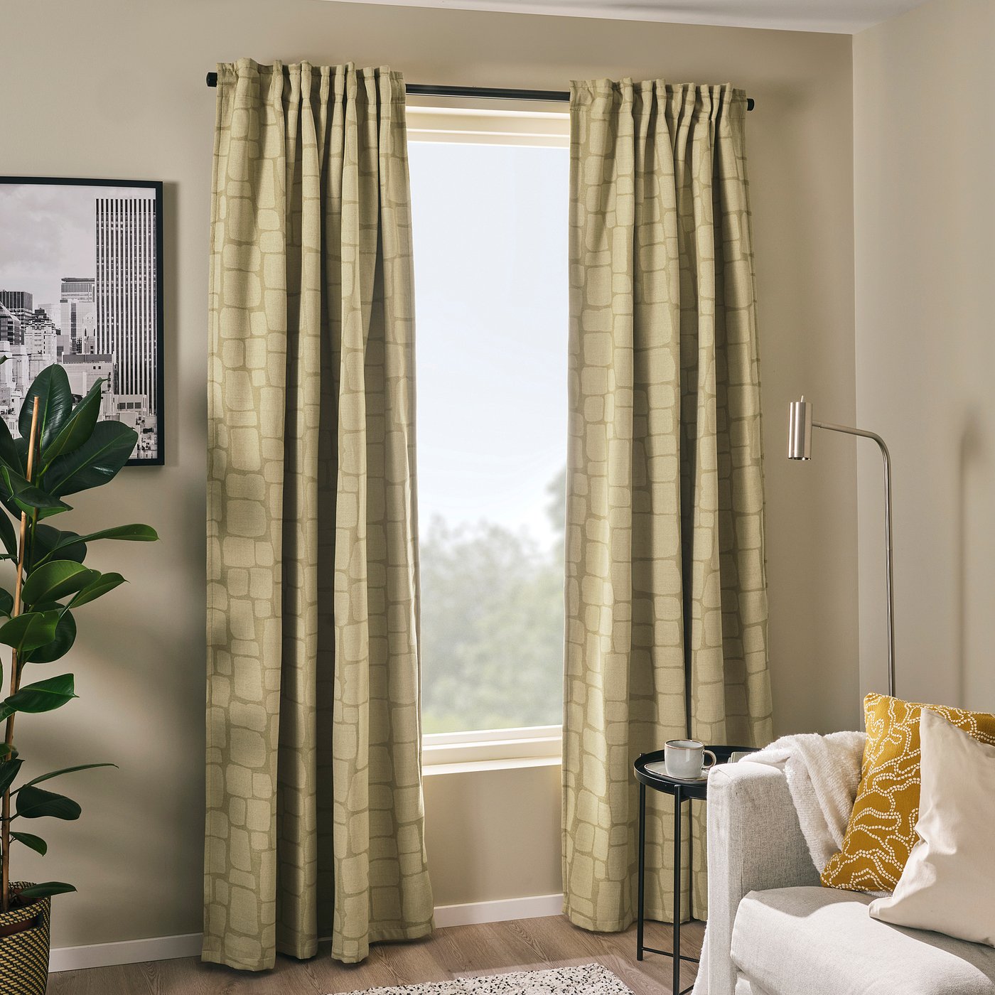 Light Olive Green Curtains