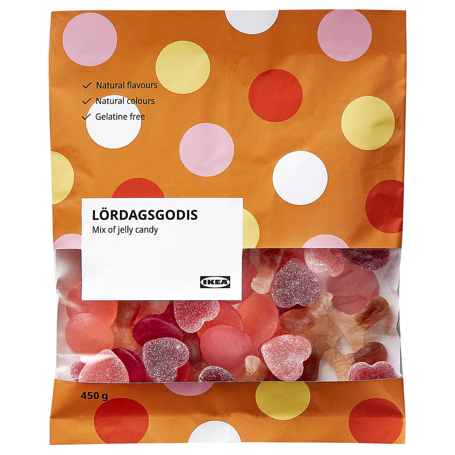 LÖRDAGSGODIS mix of jelly candy, 16 oz - IKEA US