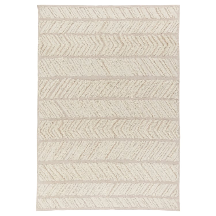 LOKALGATA rug, flatwoven, beige, 5'7"x7'10" - IKEA