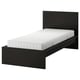 MALM bed frame with mattress, white/Vesteröy medium firm, Twin - IKEA