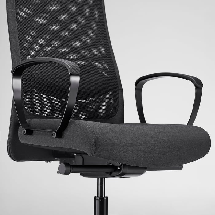 MARKUS office chair, Vissle dark gray, Large - IKEA