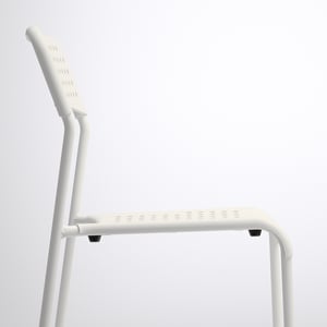 MELLTORP / ADDE Table and 2 chairs, white, 291/2" - IKEA