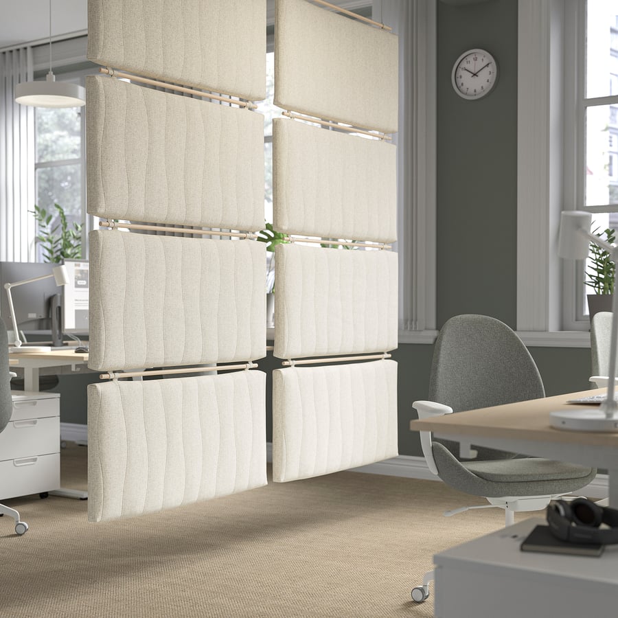 MITTZON acoustic baffle set, Gunnared beige - IKEA
