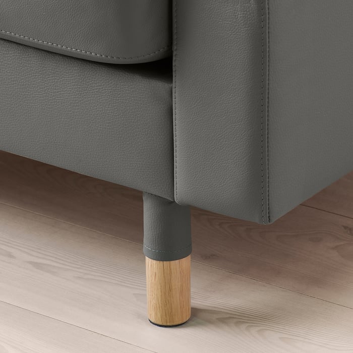 MORABO chaise, add-on unit, Grann/Bomstad gray-green/wood - IKEA