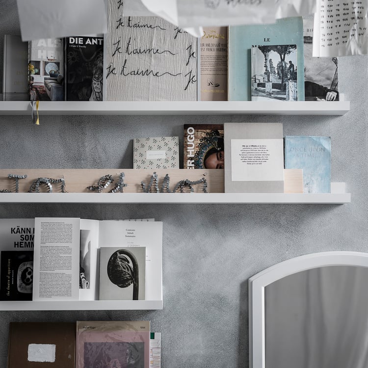 MOSSLANDA Picture ledge, white, 21 ¾" - IKEA