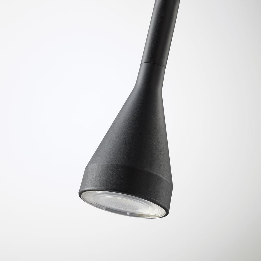 NÄVLINGE LED clamp spotlight, black - IKEA