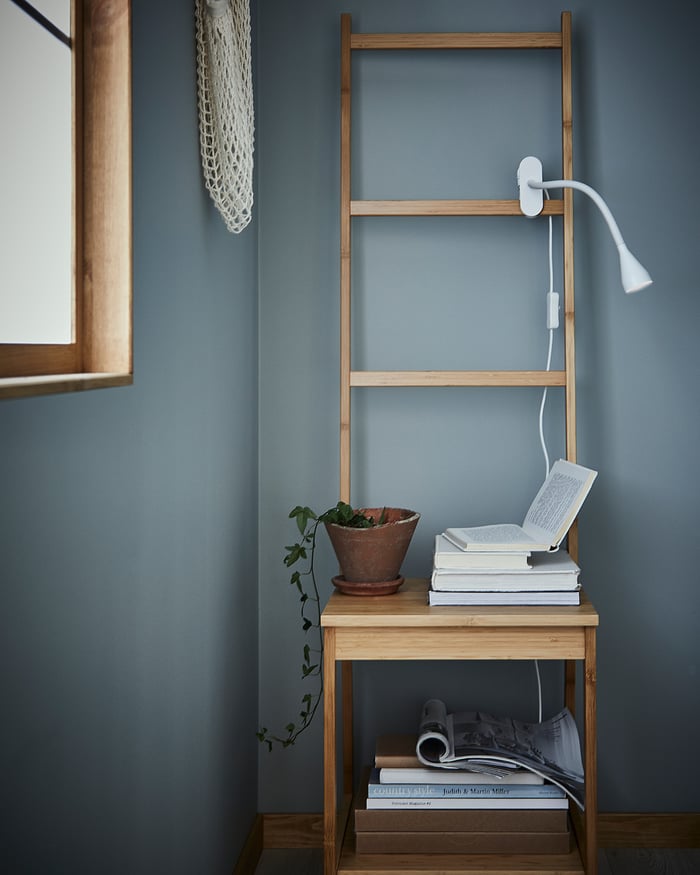 NÄVLINGE LED clamp spotlight, white - IKEA