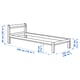 NEIDEN Bed frame, pine, Twin - IKEA