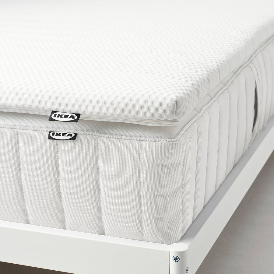 NISSEHOLM mattress topper, white, Queen - IKEA