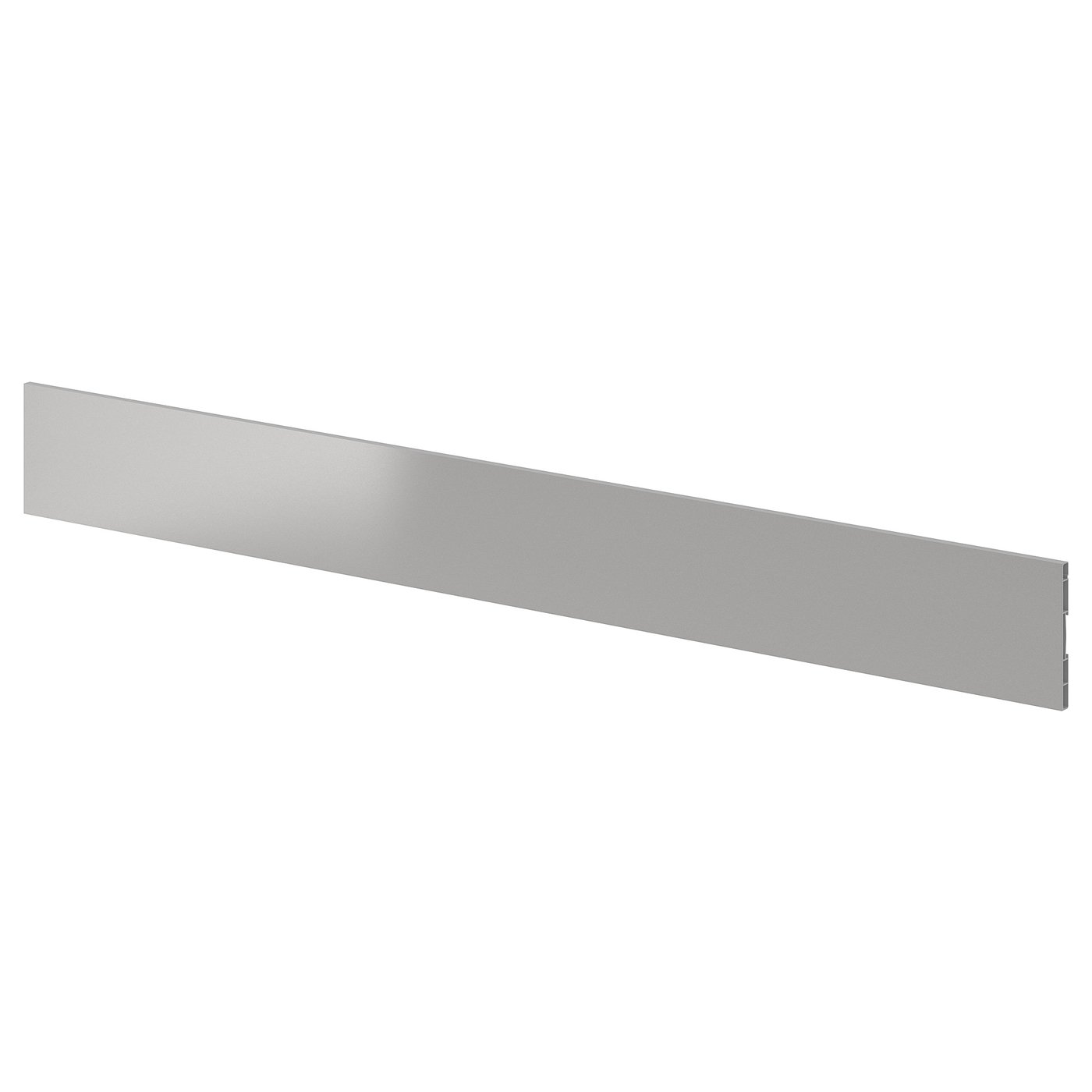 NOGSTA toekick, stainless steel color, 84x41/2" - IKEA