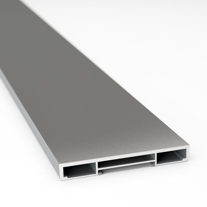 NOGSTA toekick, stainless steel, 84x41/2" - IKEA