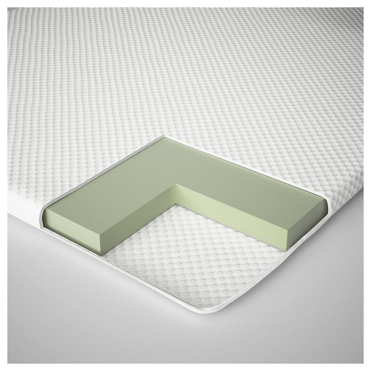 NORDBERGET mattress topper, white, Twin - IKEA