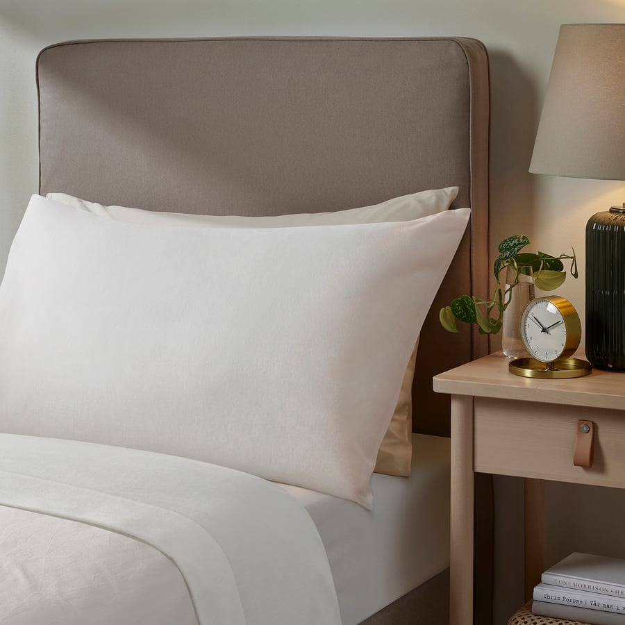 NORDRUTA sheet set, white, Twin - IKEA