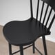 NORRARYD bar stool with backrest, black, 291/8" - IKEA