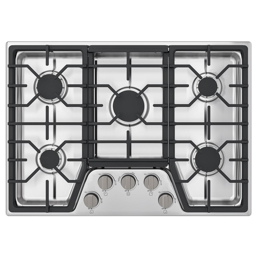 NORREDSTA gas cooktop, Stainless steel, 30" - IKEA
