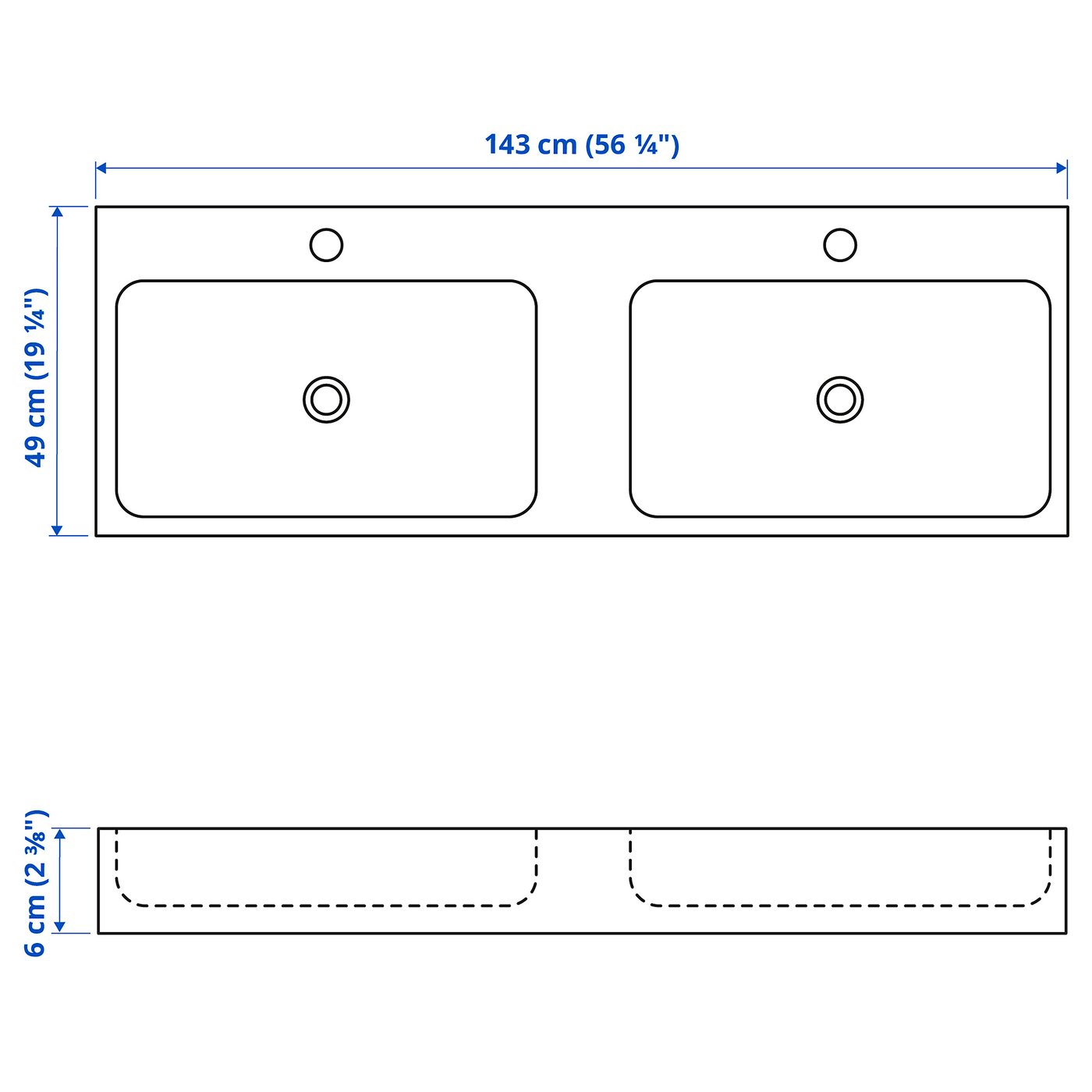 Double Sink Measurements