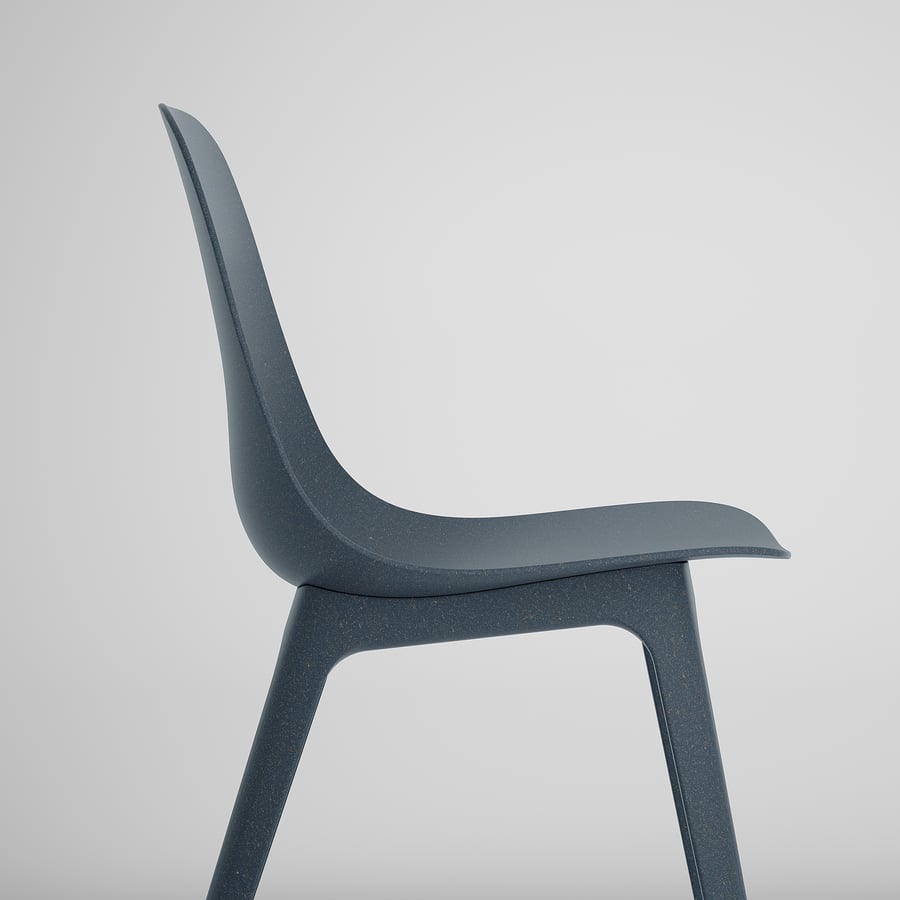 ODGER Chair, blue - IKEA