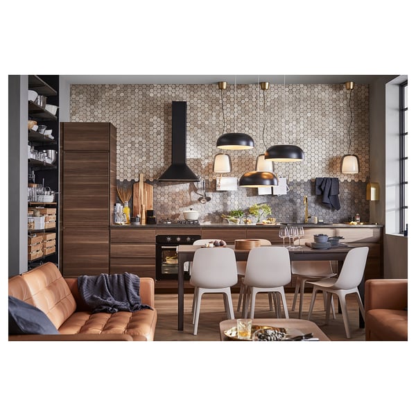 ODGER Chair, white/beige - IKEA