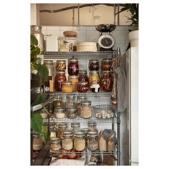 OMAR 1 section shelving unit, 361/4x141/8x711/4" - IKEA