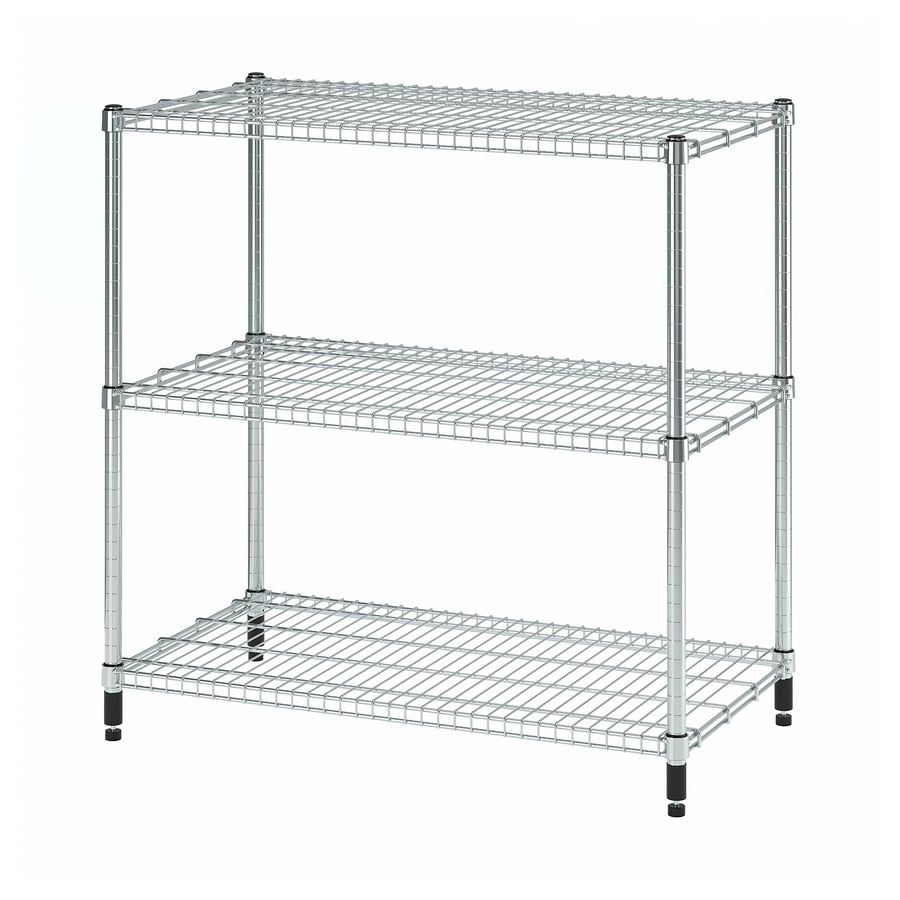 OMAR shelf unit, galvanized, 361/4x195/8x37" - IKEA