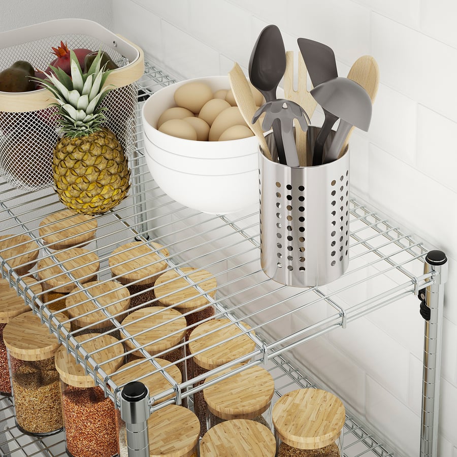 OMAR shelf unit, galvanized, 361/4x195/8x37" - IKEA