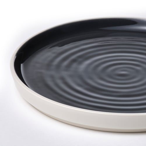 OMBONAD side plate, dark gray, 8" - IKEA